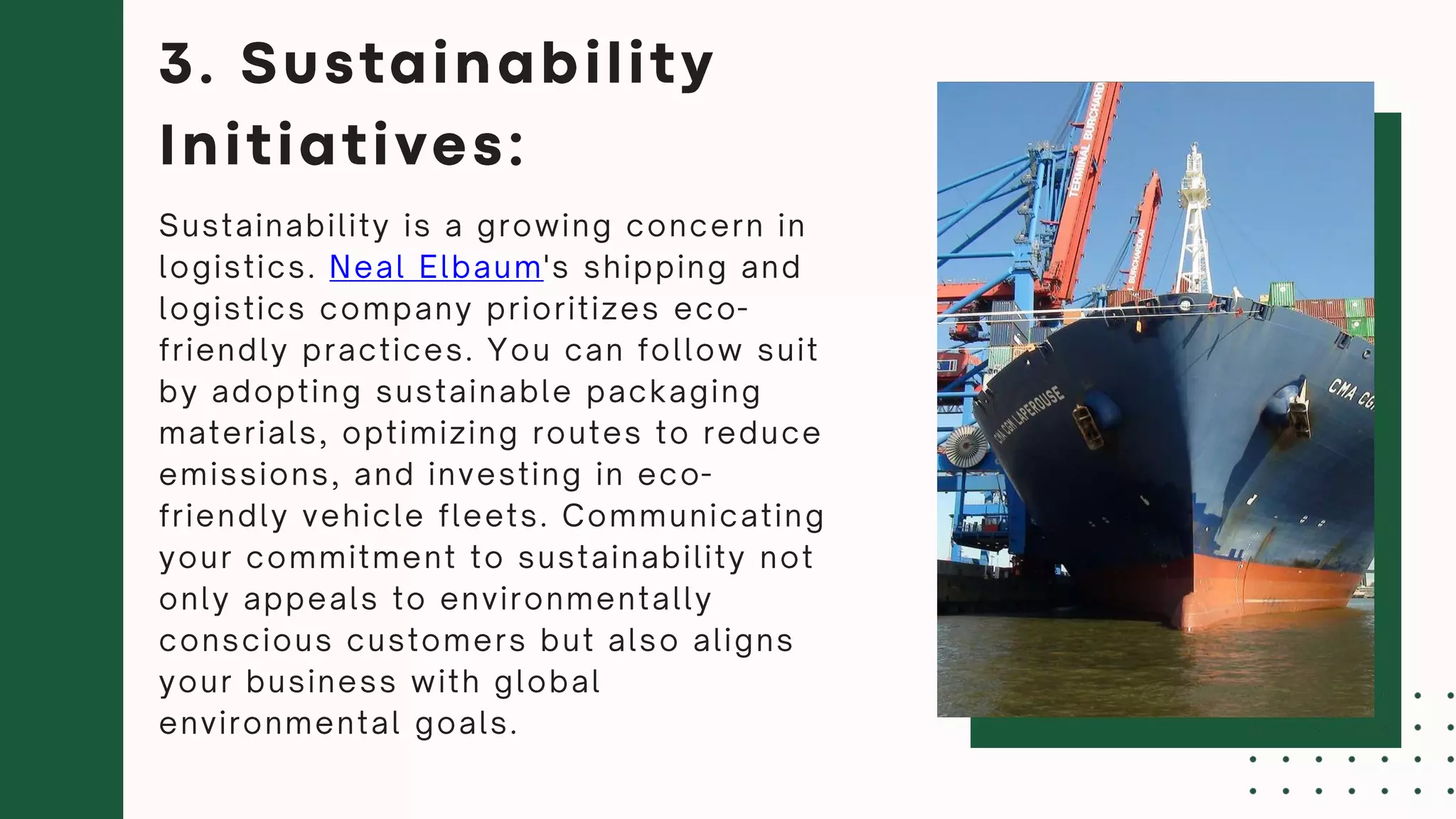 Streamline Your Logistics with Neal Elbaum's Tips.pptx