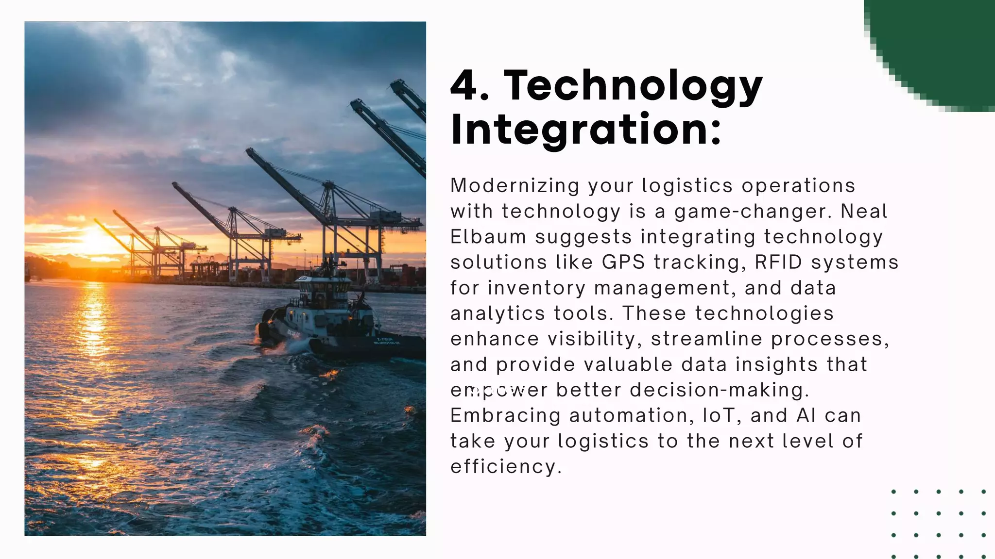 Streamline Your Logistics with Neal Elbaum's Tips.pptx