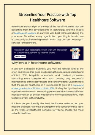 Streamline Your Practice with Top Healthcare Software.pdf