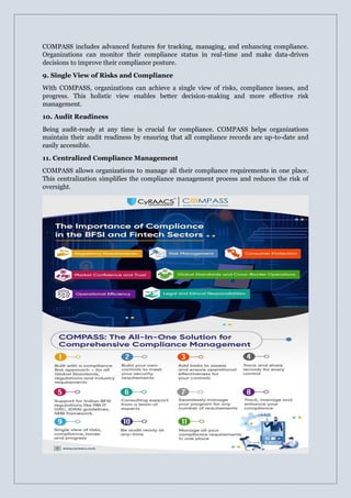 Streamlining Compliance for BFSI and Fintech with COMPASS | PDF