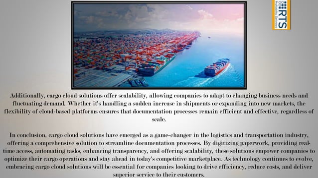Streamlining Documentation Processes With Cargo Cloud Solutions Pdf