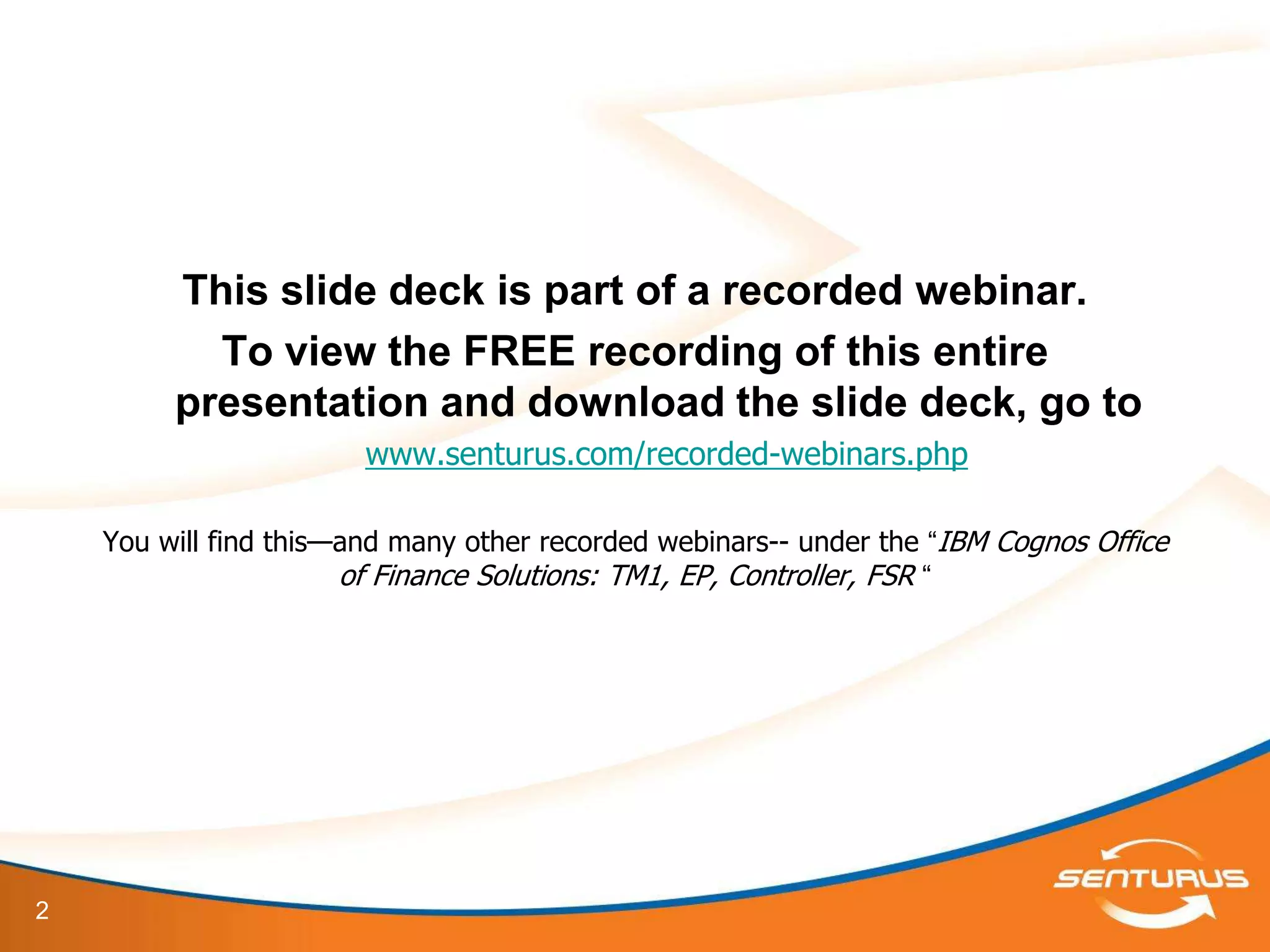 Streamlining Financial Statement Reporting | PPT