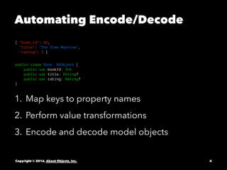 Streamlining JSON mapping | PPT