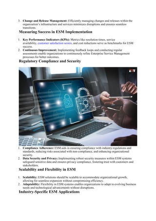Enterprise Service Management: Benefits, Strategies And Features | Enterprise Wired | PDF