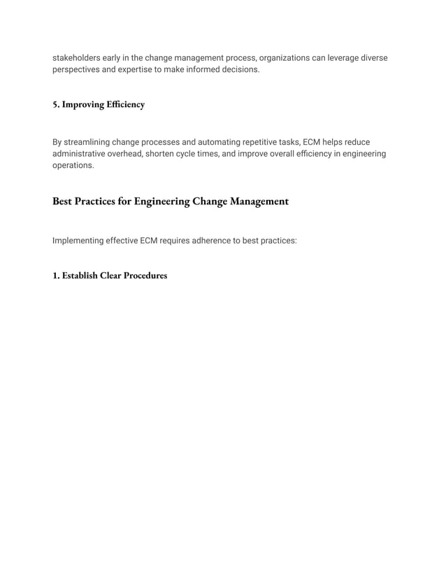Streamlining Operations_ Engineering Change Management Explained.pdf | Civil Engineering ...