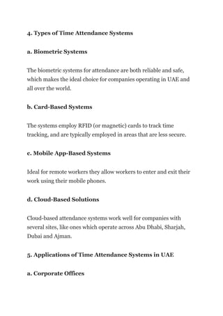 Streamlining Operations The Power of Time Attendance Systems in UAE.docx
