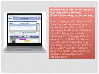 Streamlining Plumbing Services with Field Force Tracker’s Plumbing Software | PPT