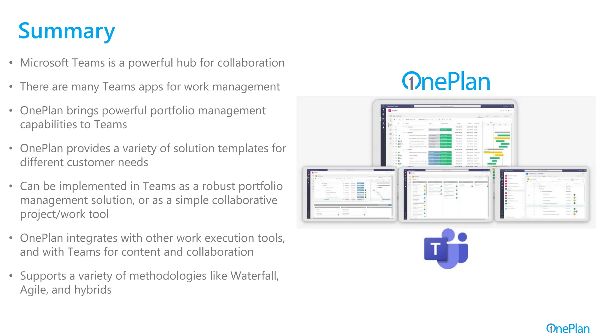 Streamlining Project Management In Microsoft Teams With Ai And Oneplan Ppt