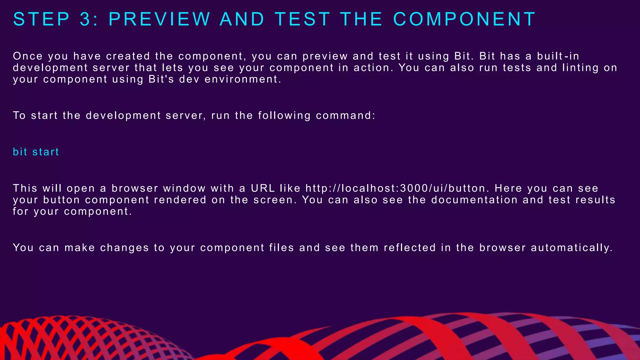 Streamlining React Component Development and Sharing with bit.pptx