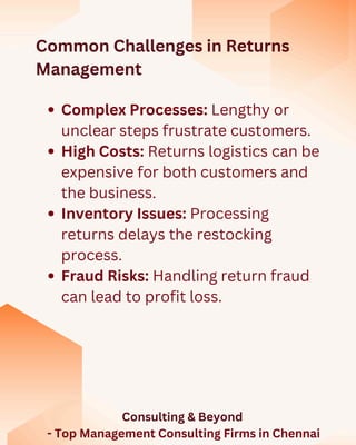 Streamlining Returns & Exchanges - Top Management Consulting Firms in ...