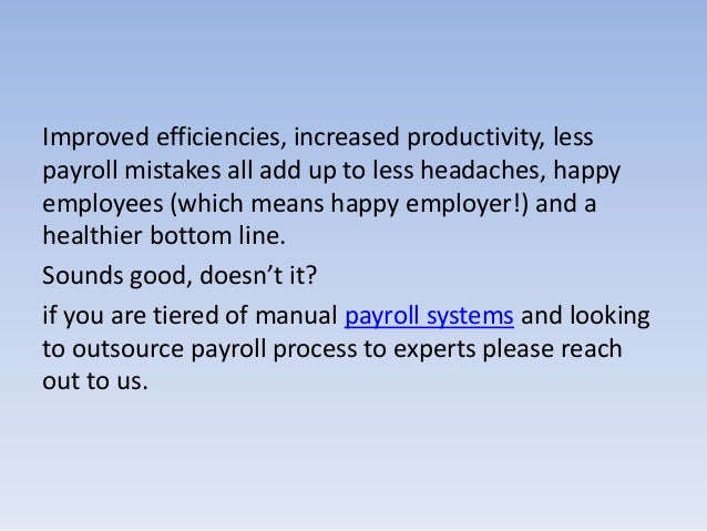 Streamlining The Process of Payroll | PPTX | Human Resources | Business