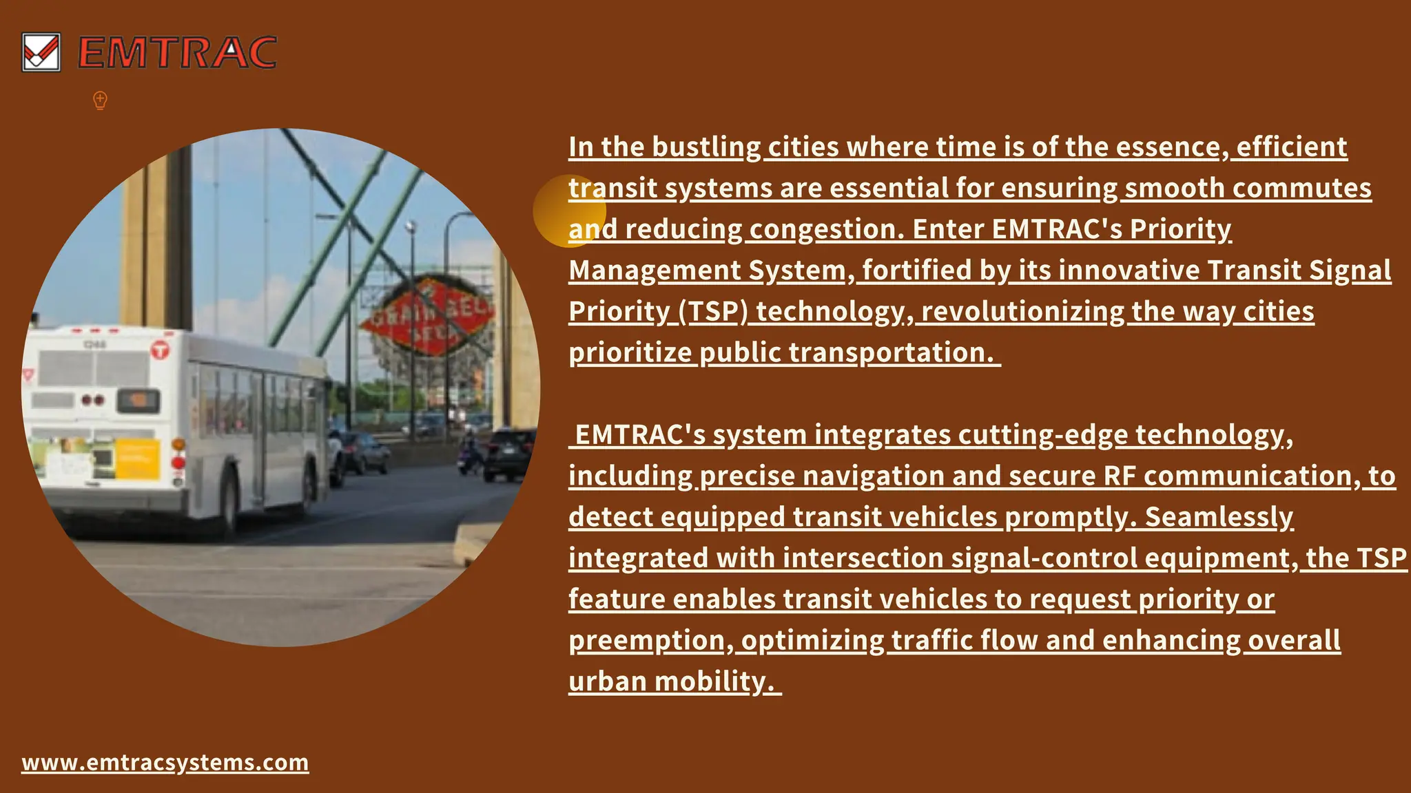 Streamlining Urban Transit The Emtrac Transit Signal Priority System Pdf