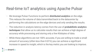 Streamlio and IoT analytics with Apache Pulsar | PPT