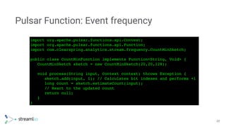 Streamlio and IoT analytics with Apache Pulsar | PPT