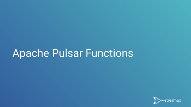 Streamlio And Iot Analytics With Apache Pulsar Ppt