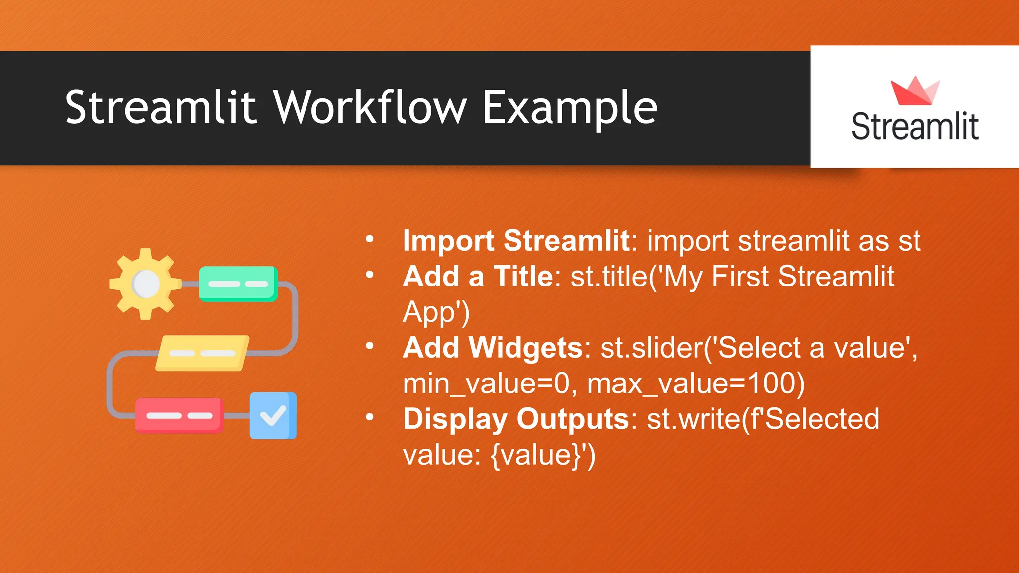 Streamlit Tutorials for Beginners - AccentFuture | PPTX