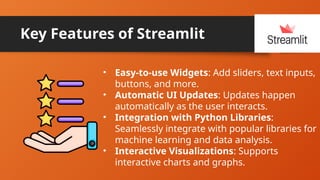 Streamlit Tutorials for Beginners - AccentFuture | PPT