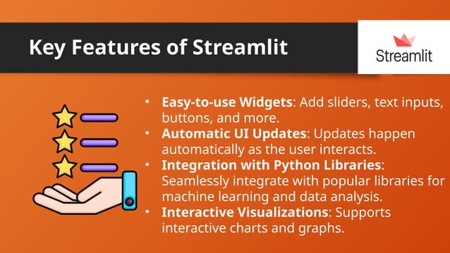 Streamlit Tutorials for Beginners - AccentFuture | PPTX