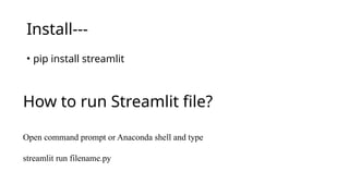 Streamlit Using Python in spyder IDE.pptx
