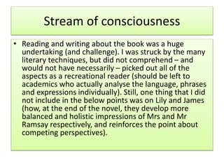 Stream of consciousness | PPTX