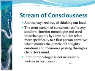 Stream of consciousness | PPTX