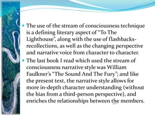 Stream of consciousness | PPTX