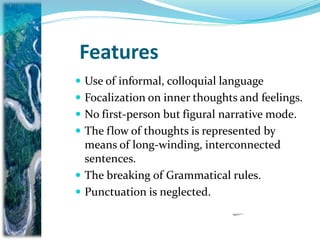 Stream of consciousness | PPTX