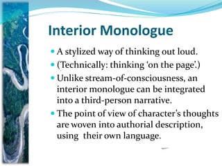 Stream of consciousness | PPTX