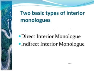 Stream of consciousness | PPTX