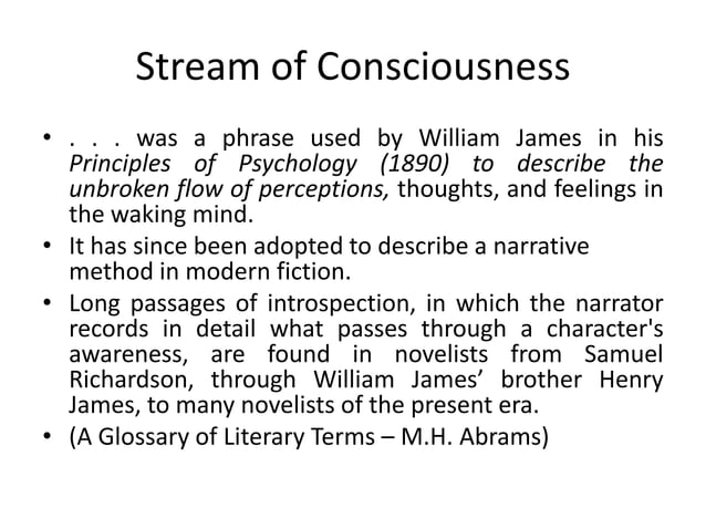 Stream of Consciousness in Virginia Woolf's 'To The Lighthouse' | PPTX ...