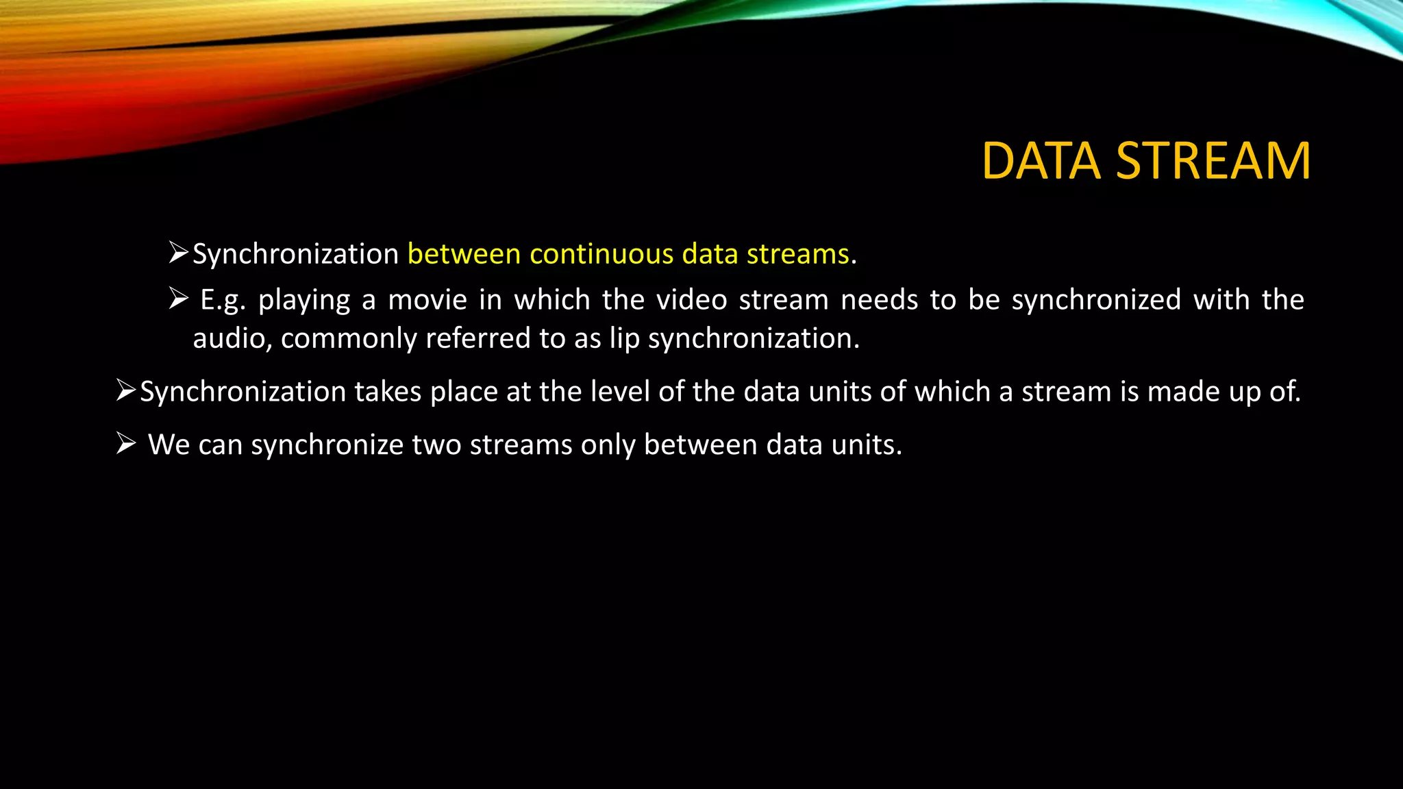 Stream oriented communication | PPTX
