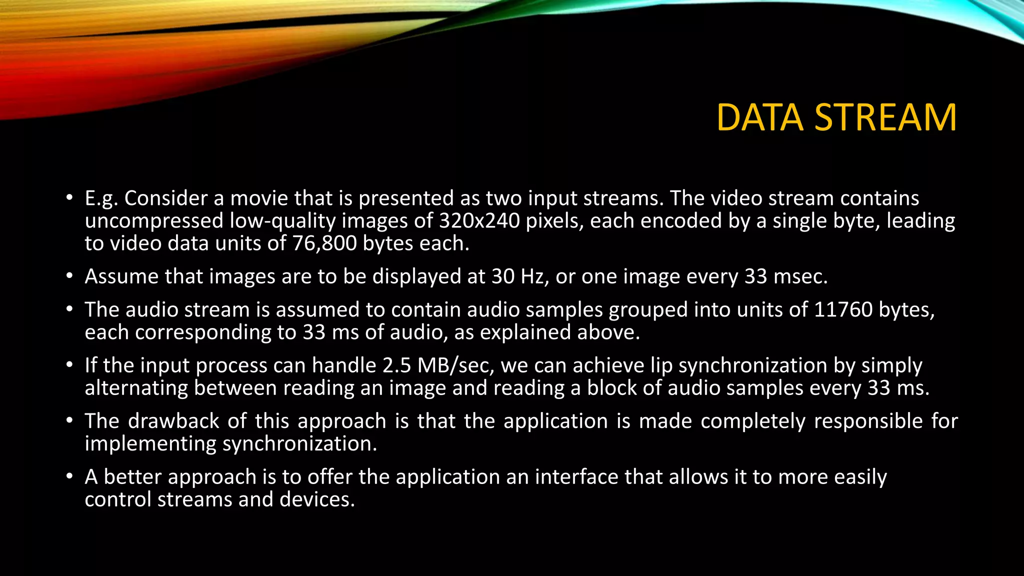 Stream oriented communication | PPTX