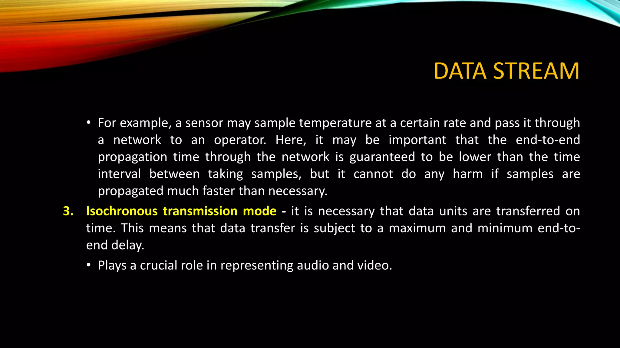 Stream oriented communication | PPTX