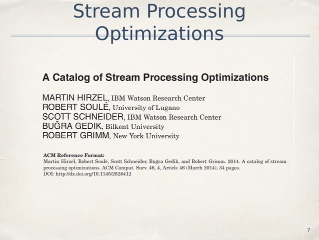 Stream Processing | PPT