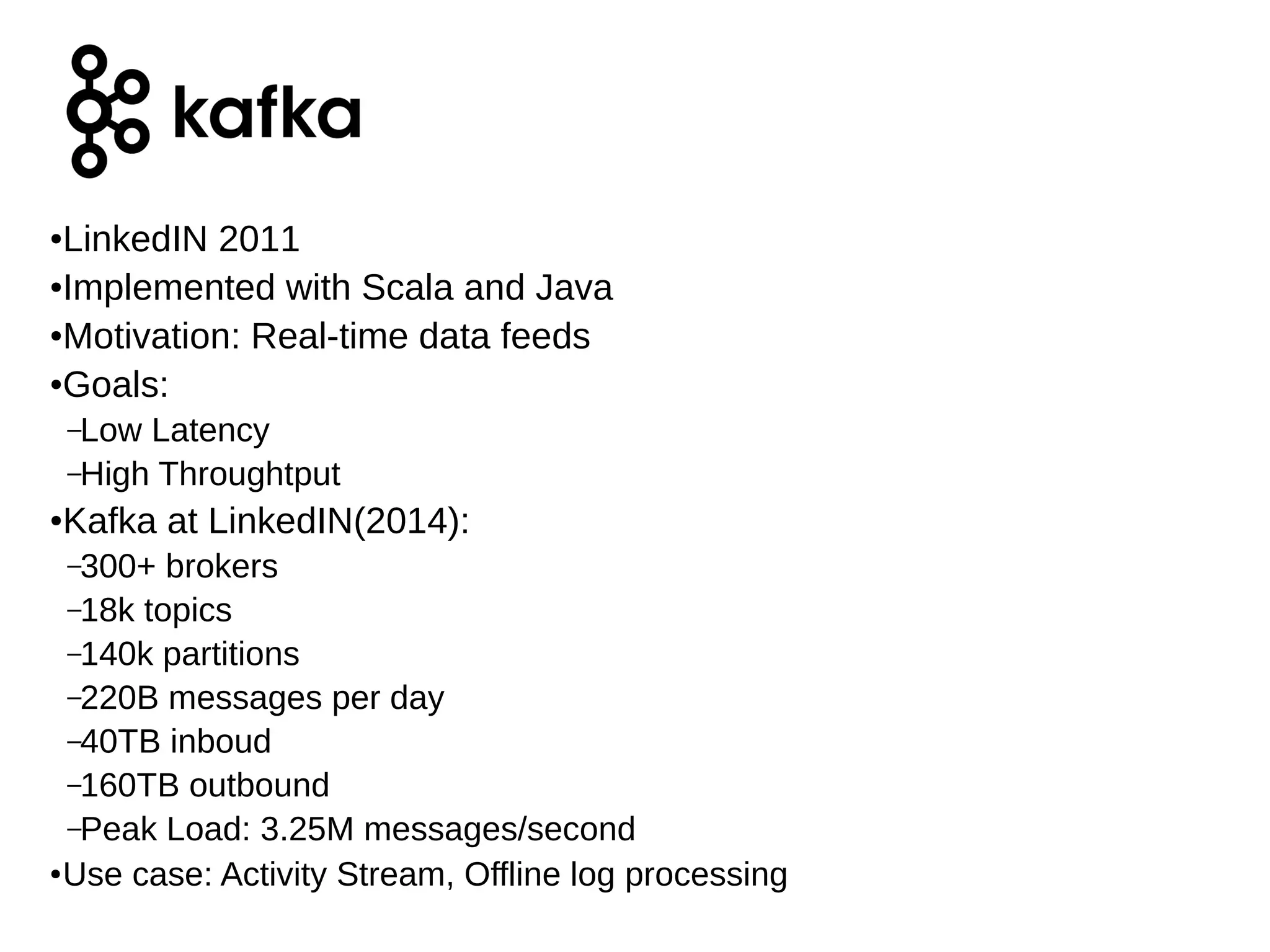 Stream Processing with Kafka and Samza | PPT