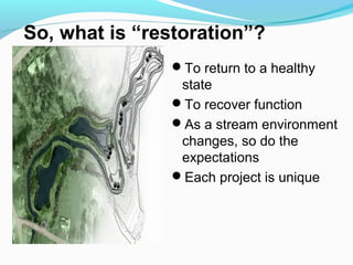 Stream Restoration 101 | PPT