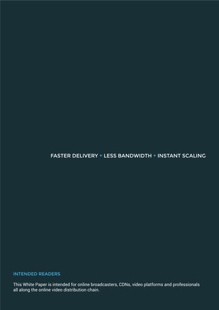 [Streamroot] Whitepaper peer assisted adaptive streaming | PDF