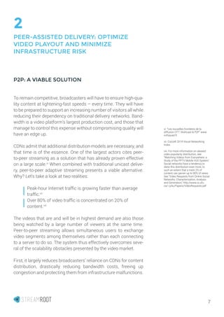 [Streamroot] Whitepaper peer assisted adaptive streaming | PDF