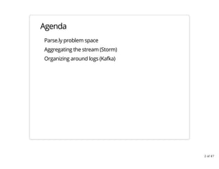 Real-time streams and logs with Storm and Kafka | PPT