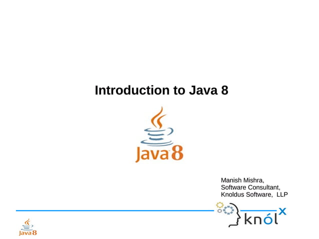 Introduction to Java 8 | PPT