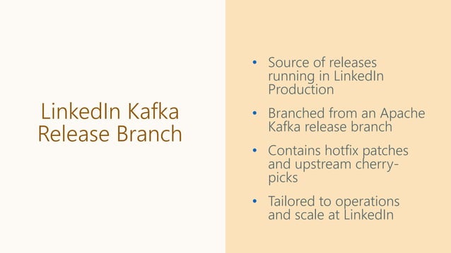 Apache Kafka At Linkedin How Linkedin Customizes Kafka To Work At The Trillion Scale Ppt