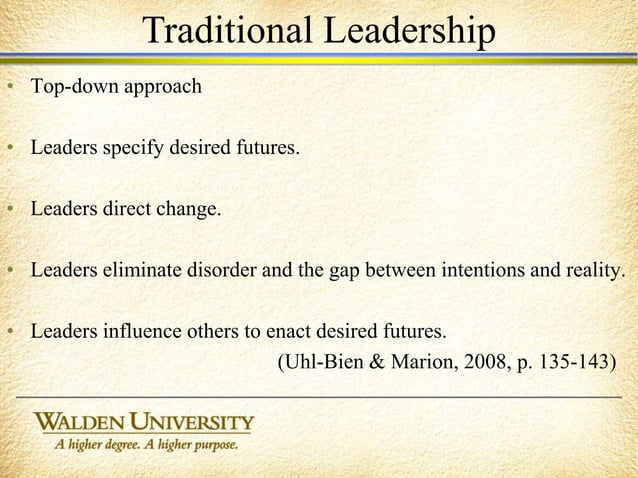 Streat - Complexity Leadership Theory | PPT