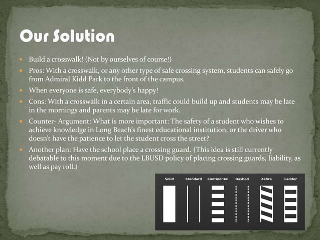 Cabrillo Crosswalk Civic Action Project | PPTX