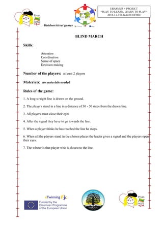 Street and backyard games | PDF