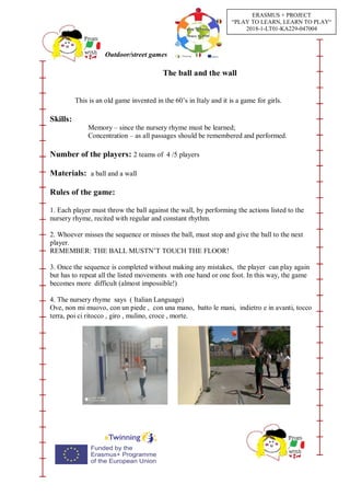 Street and backyard games | PDF