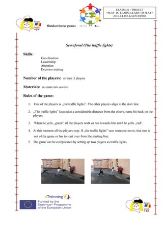 Street and backyard games | PDF