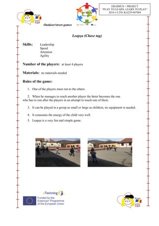 Street and backyard games | PDF