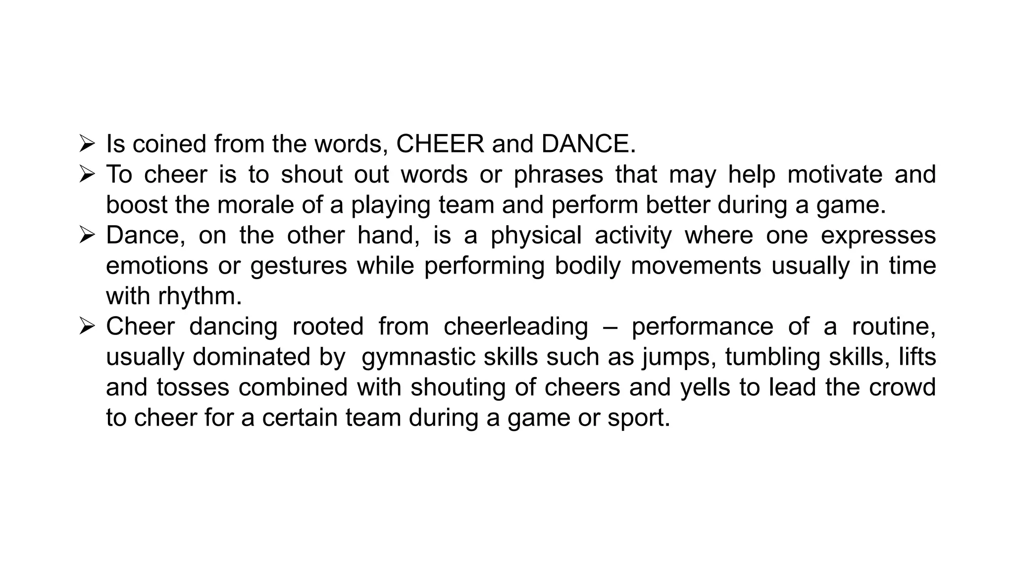 STREET AND HIP-HOP DANCE _ CHEERDANCE OUTLINE.pptx