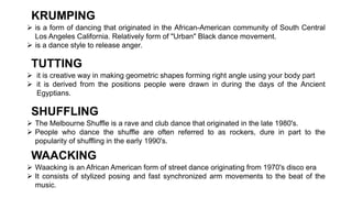 STREET AND HIP-HOP DANCE _ CHEERDANCE OUTLINE.pptx