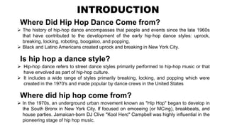 STREET AND HIP-HOP DANCE _ CHEERDANCE OUTLINE.pptx